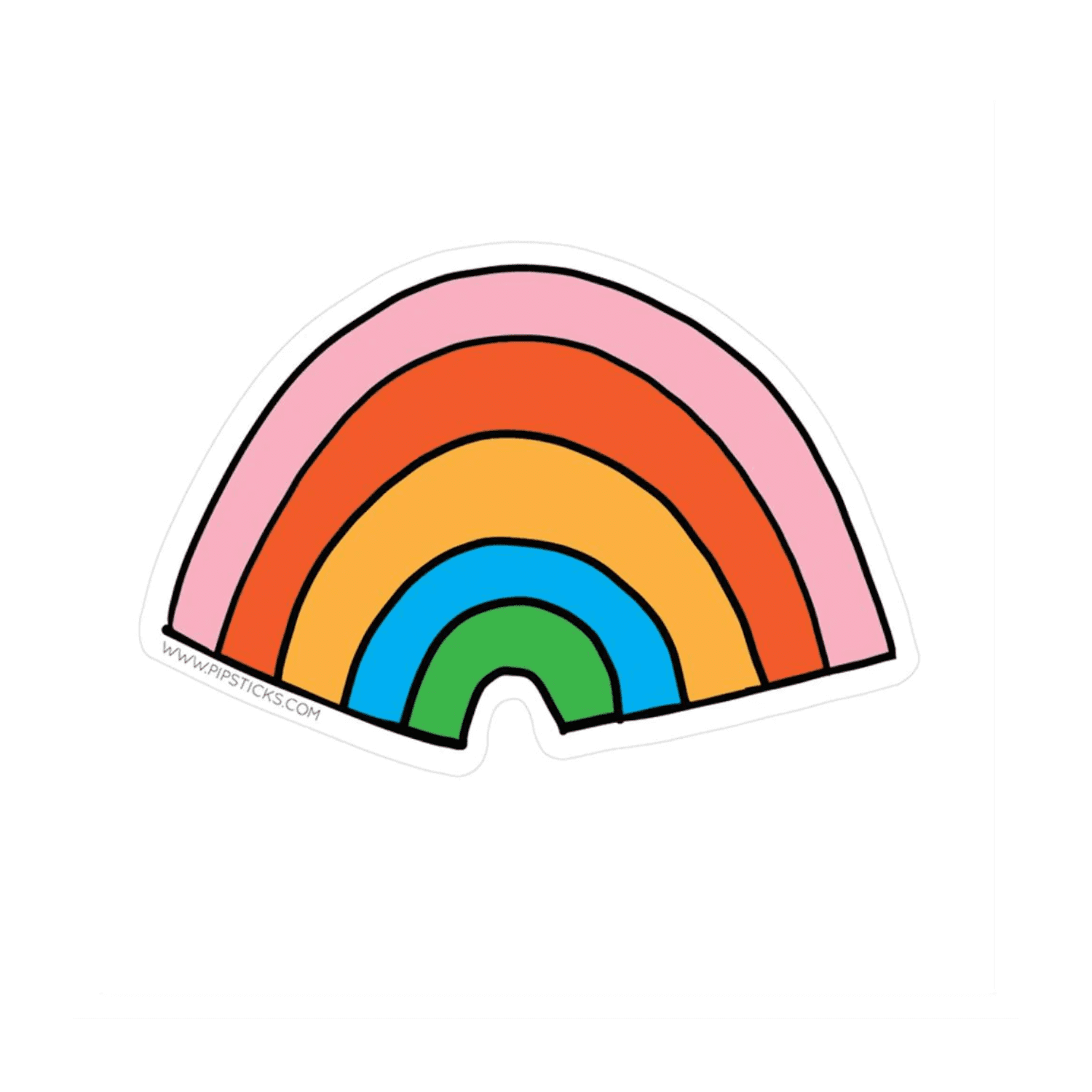 Vinyl Sticker: Rainbow - Walmart.com