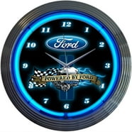 Chevrolet Chevy Chevelle Genuine Electric Neon 15 Inch Wall Clock Glass ...