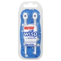 Colgate Wisp Plus Whitening Cool Mint Brushes With Beads - 4 Ea ...