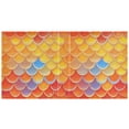ALAZA Scales Yellow Hardcover 3 Ring Binder 1.5" D-Rings with Interior ...