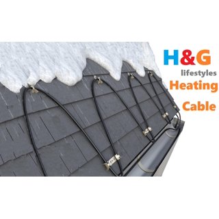 LABLT 25 Pcs Aluminum Heat Cable Roof Clip for Securing Ice Dam Heat ...