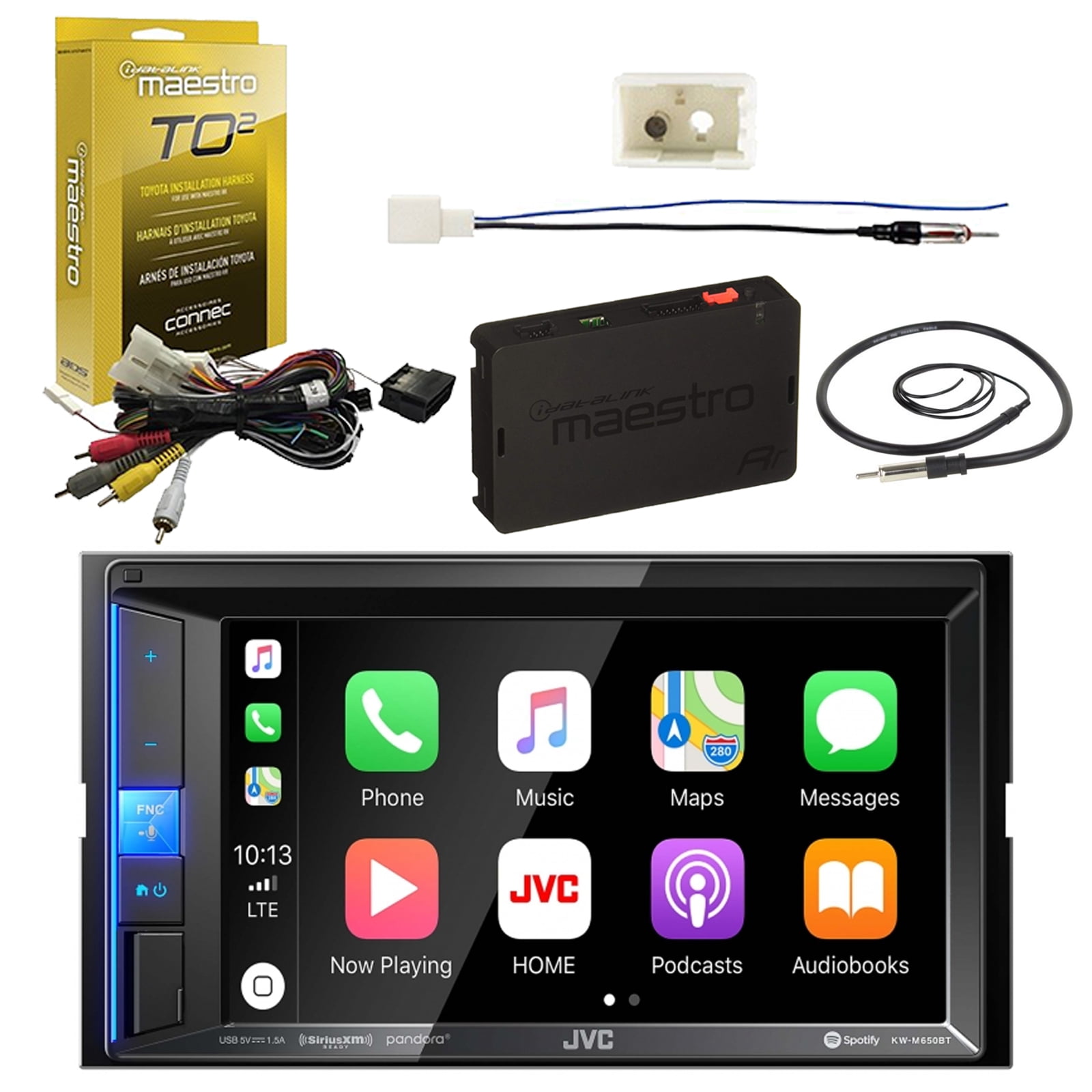 6.2" Digital Media Bluetooth USB AUX Stereo Receiver, iDataLink Maestro ...