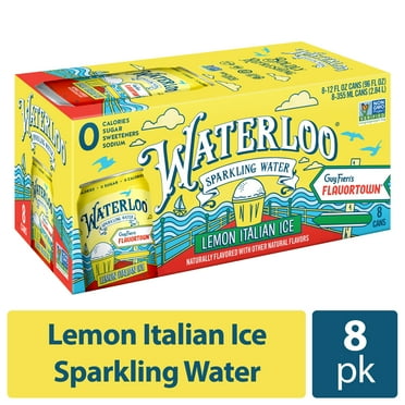Waterloo Sparkling Water, Lemon-Lime, 12 fl oz, 24 Pack Cans - Walmart.com