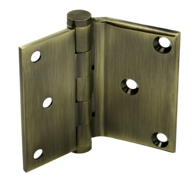 Deltana Dhs3035 3" X 3.5" Solid Brass Square Corner Plain Bearing Half ...