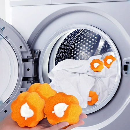 Clean Ball Reusable Hair Remover Washing Machine Hair Catcher Laundry ...
