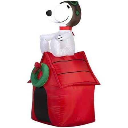 Peanuts Inflatable Snoopy on Doghouse - Walmart.ca