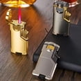 Convertible Flame Color Torch Lighter, Three-Color Flame Gas Lighter ...