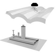 Suntuf Ridge Cap Flashing Clear 4' - Walmart.com
