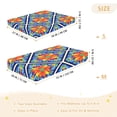 BZSMCE Soft Fitted Cotto Sheets In Fiery Floral Tile Mosaic Pattern ...