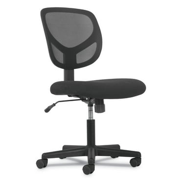 HON Volt Armless Task Stool Chair with Rolling Base and Office Desk ...