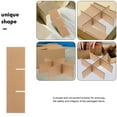 HOOWIFFY Boxes Dividers Light Brown 2 Sets Dividers for Paper .4X7.7X2 ...
