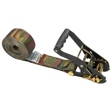 2" x 10' Black Heavy Duty Endless Ratchet Strap - Walmart.com