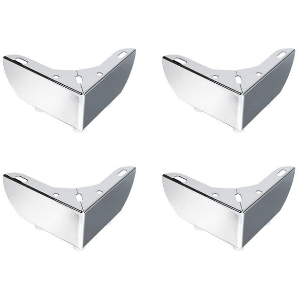 5.5cm Silver Metal Furniture Legs Replacement Coffee Table TV Cabinet ...