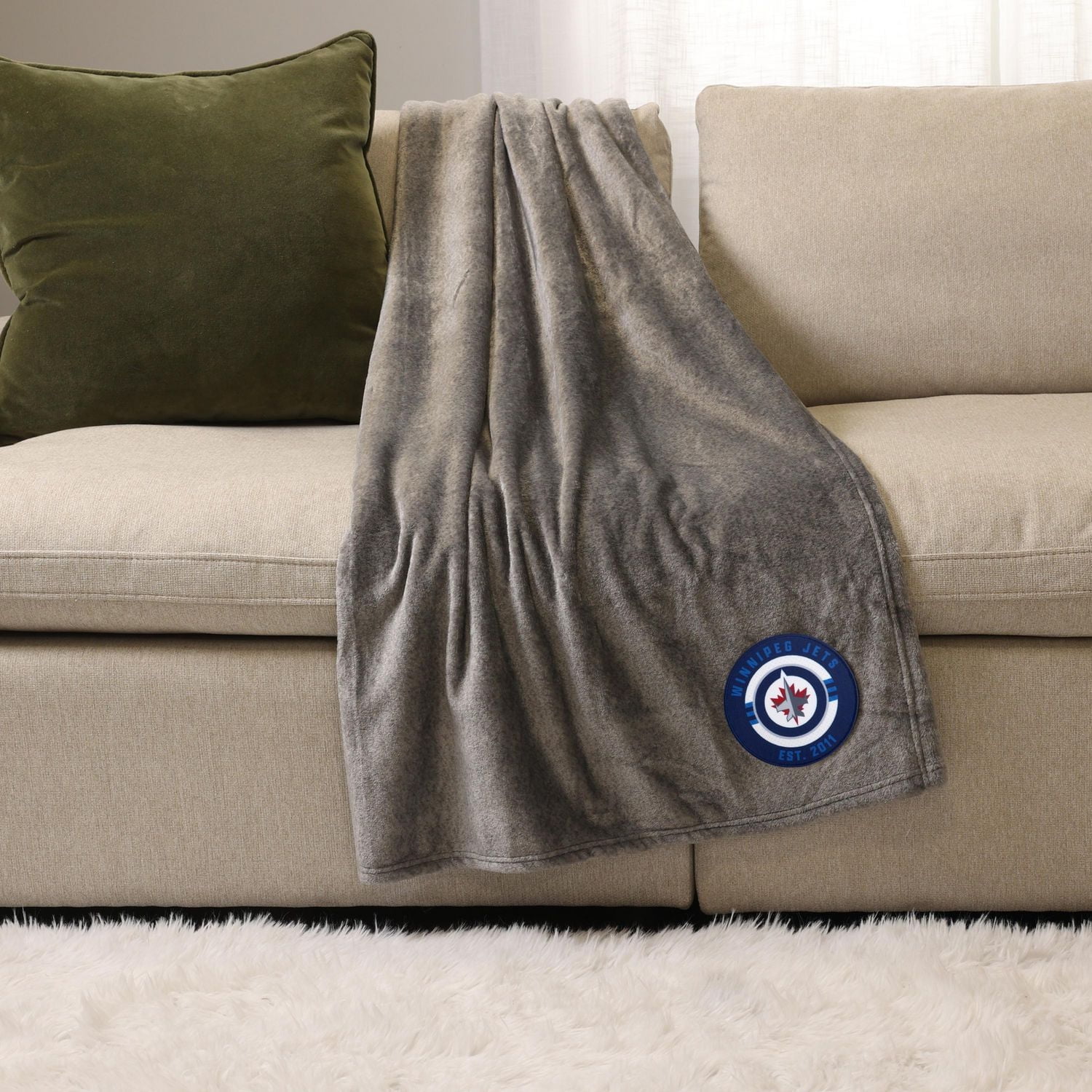 Click here for Nemcor Nhl  Nba  Mlb Grey Sports Throw Blanket  50... prices