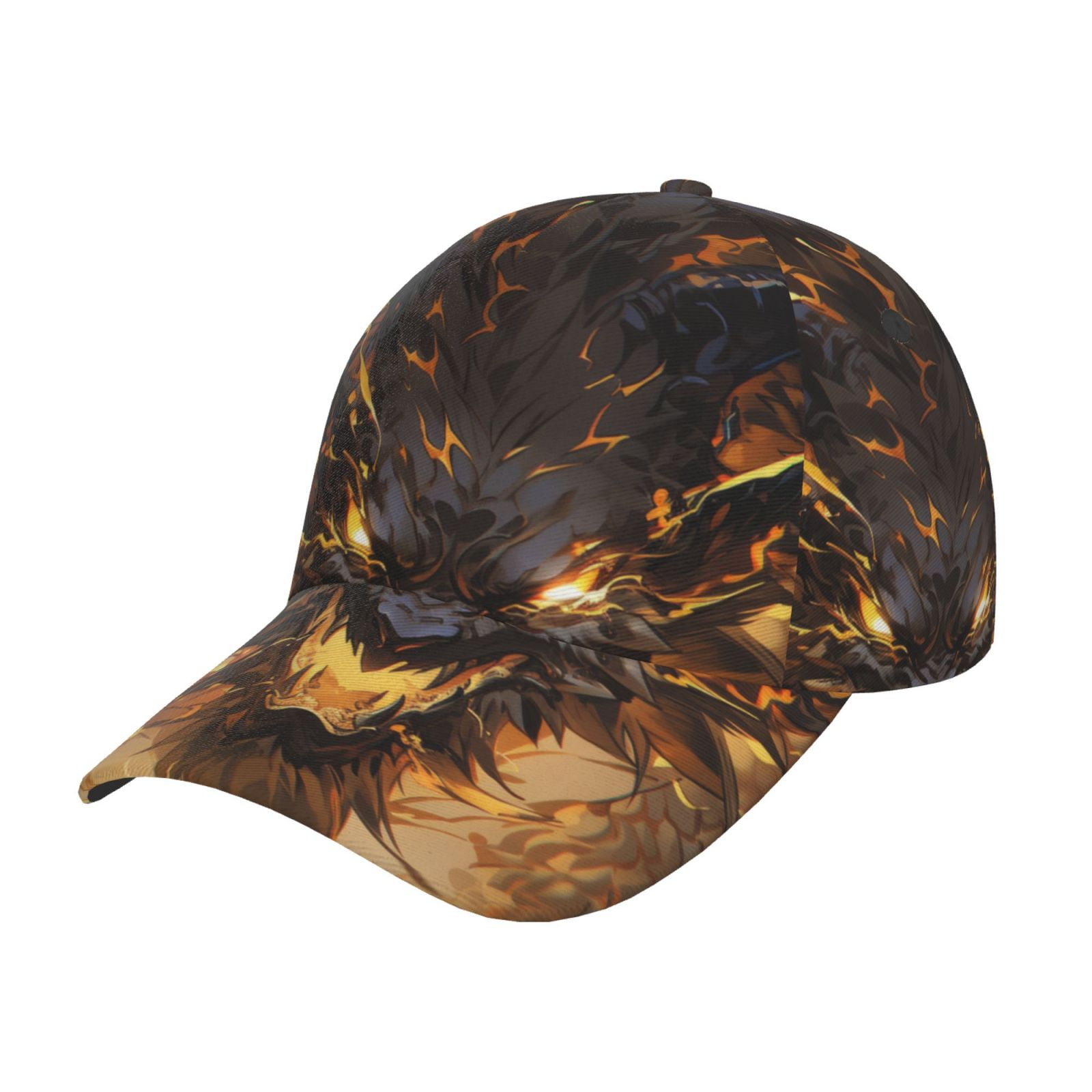 Fotbe Cool Black Gold Dragon Gorro Clásico de Béisbol, Gorra Ajustable ...