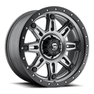 FUEL 1PC D695 COVERT 17X9 8X170 1ET 71.5CB CANDY RED BLACK BEAD RING ...