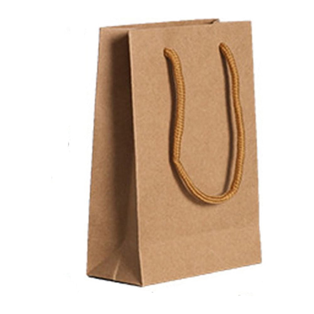 Kraft Paper Bag Gift Bag With Handle Small Paper Bag Party Gift ...