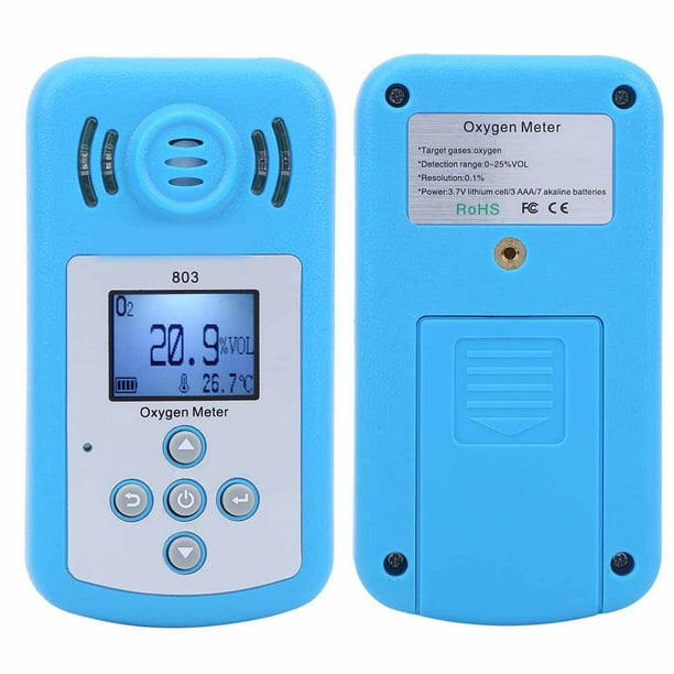 Gas Tester 803 Professional Portable Digital O2 Oxygen Detector Gas