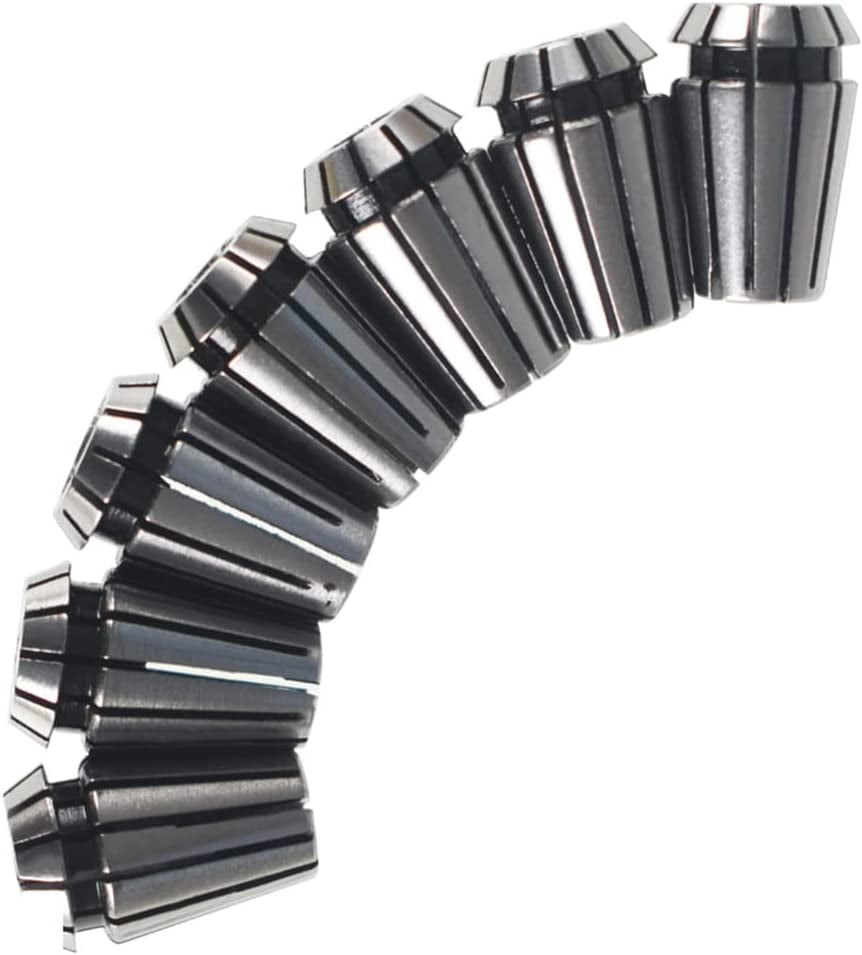 ALL-CARB ER11 Spring Collet Set 1/16-1/4 Inch Carbon Steel Spring ...