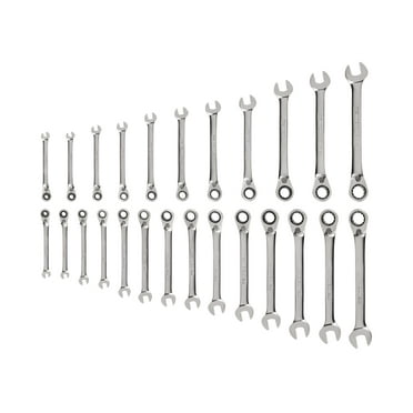 Blackhawk 13 Pc Stubby Reversible Gear Ratcheting Wrench Sets, Metric ...
