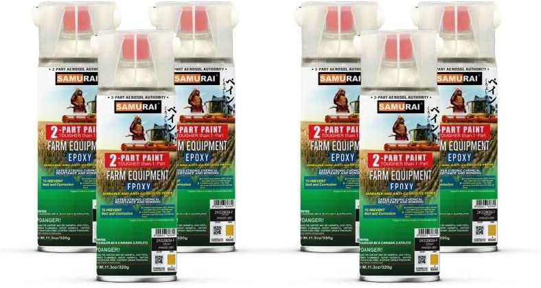 Samurai 2-Part Spray Paint Epoxy Primer for Farm Equipment (Metal ...