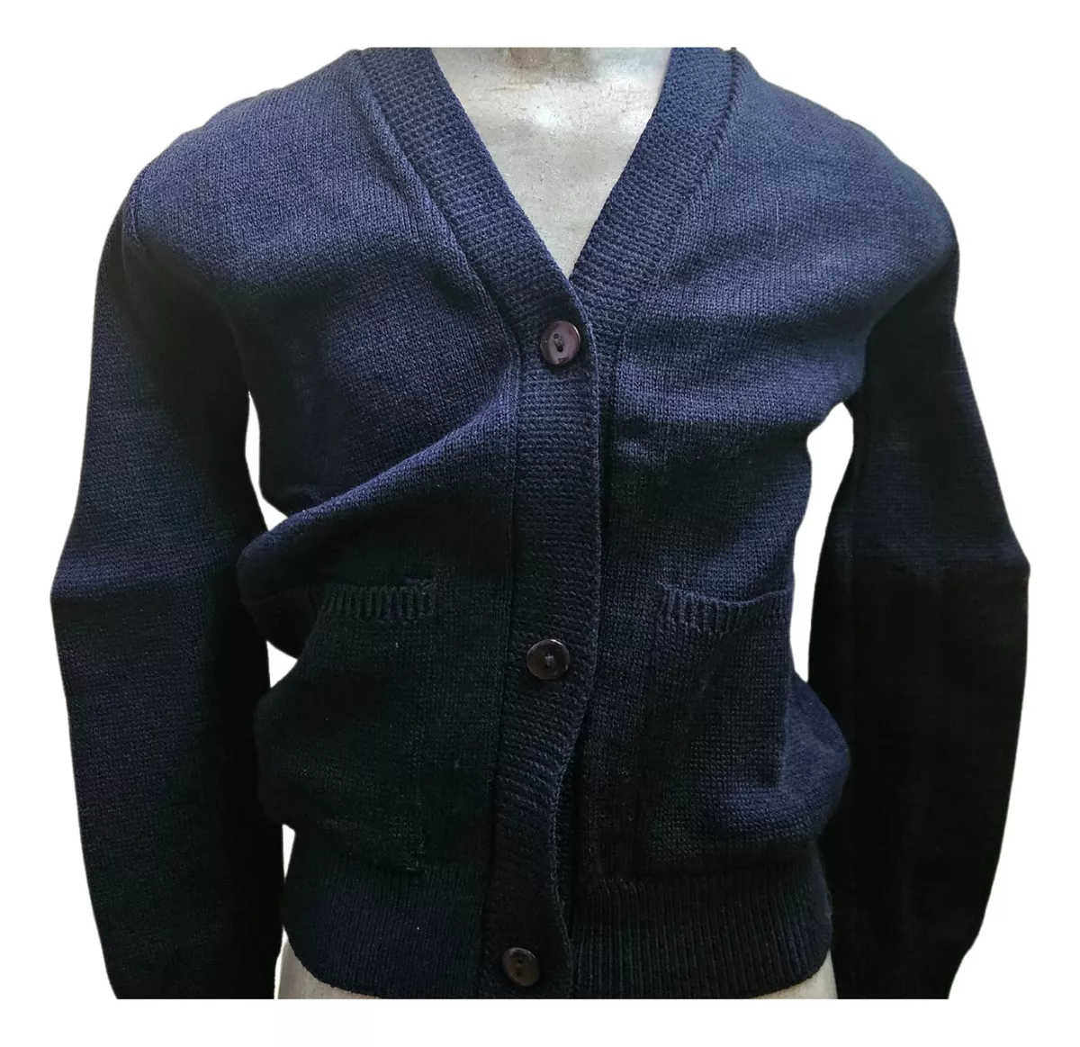 Suéter Escolar De Niña Color Azul Marino Secundaria Primaria | Walmart ...