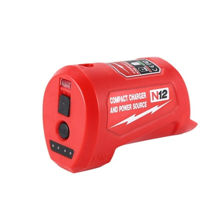 VVIED Milwaukee 12V M12 USB Ports Compact Battery Charger & Power ...