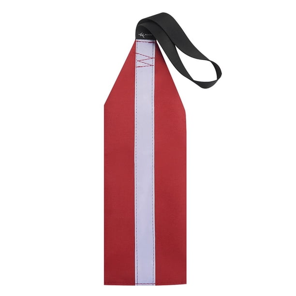 Kayak Canoes Long Travel Towing Warning Sign Flag Red Safety Flag with ...