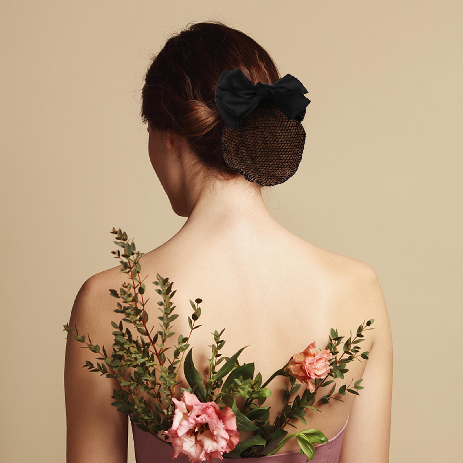 Click here for Honmeet 1pack Decorative Hair Net Black Metal Hair... prices