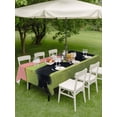 Black Cat Rectangle Outdoor Tablecloth with Umbrella Hole Boho Lack ...