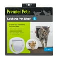 Premier Pet Locking Pet Door for Cats or Small Dogs up to 25 Pounds ...