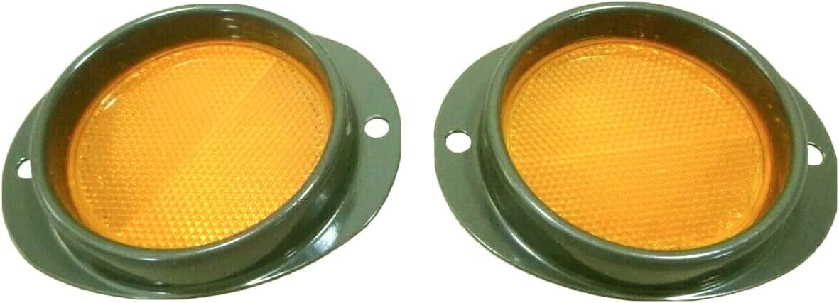 Military Truck Military Trailer Green & Amber Reflector Pair M101 ...
