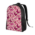 Butterflies and flowers pattern Backpack with 15 Inch Laptop ...