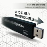 Gigastone USB 3.0 Flash Drive 128GB - Walmart.com