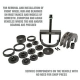OEMTools Easy-to-Use Master Wheel Hub & Bearing Remover, Installer Set ...
