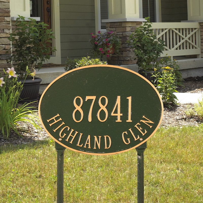 Whitehall Hawthorne 2 Line Personalized Lawn Plaque - Walmart.com