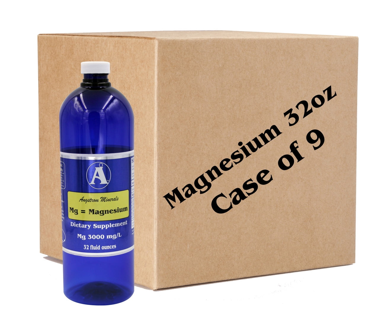 Magnesium 32 oz Case Lot - Angstrom Minerals - Walmart.com