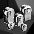 8pcs 2" V Groove Sliding Gate Rollers, 304 Stainless Steel Universal ...