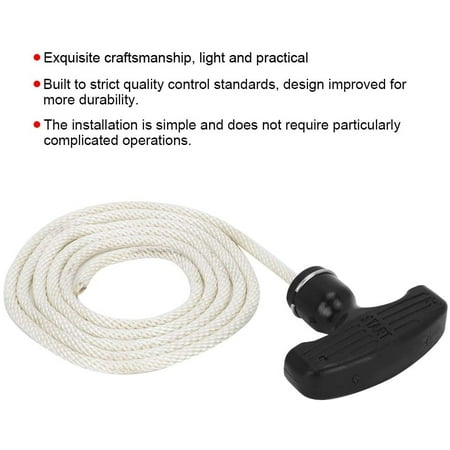 Pull Start Rope, ATV Recoil Starter Pull Start Rope Handle Fit for ...