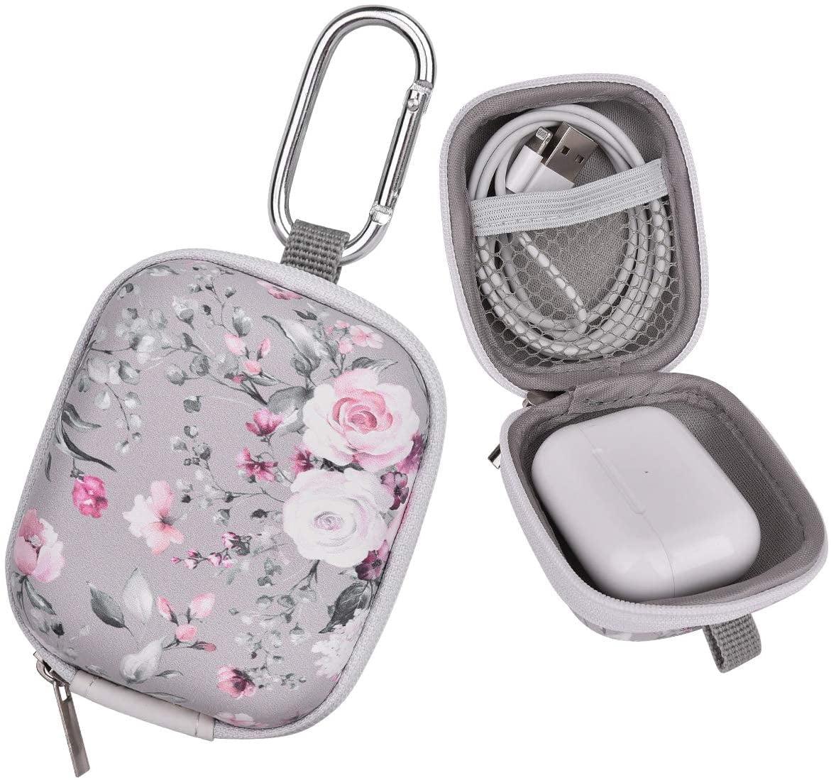 V-Moro earbud case holder，General printing Leather Organizer Carrying ...