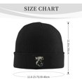 Unisex in Music Flames Beanie for Men Women Knit Hat Winter Knitted Hat ...