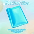 4m Laser Polyester Fabric for Stage Show Decoration Deep Sky Blue ...