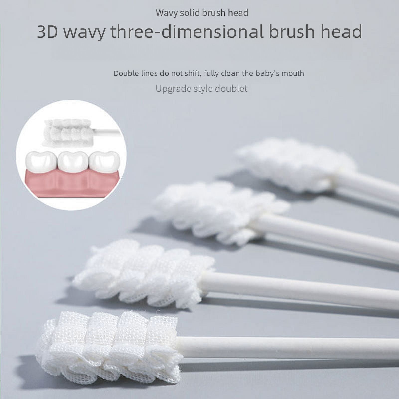 Limpiador bucal para bebés, cepillo de dientes de cerdas suaves para ...