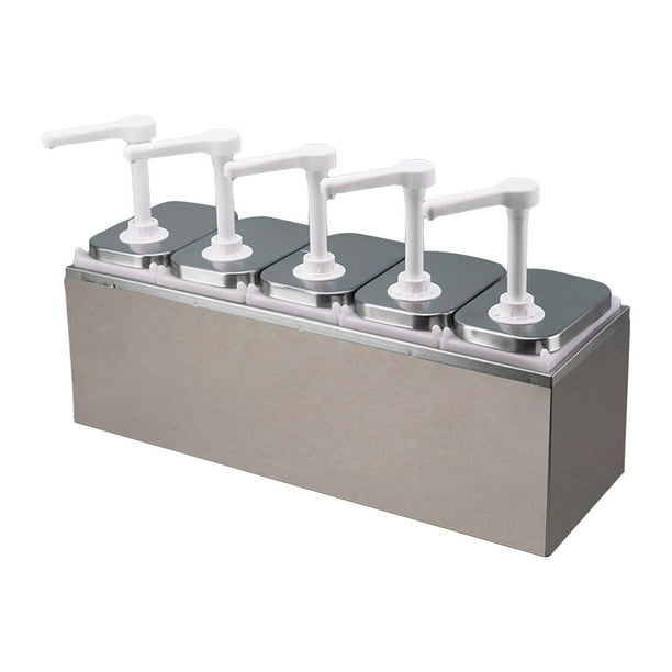 Sauce Dispenser Pump 2.5L Sauce Pump Dispenser for Commercial Use ...