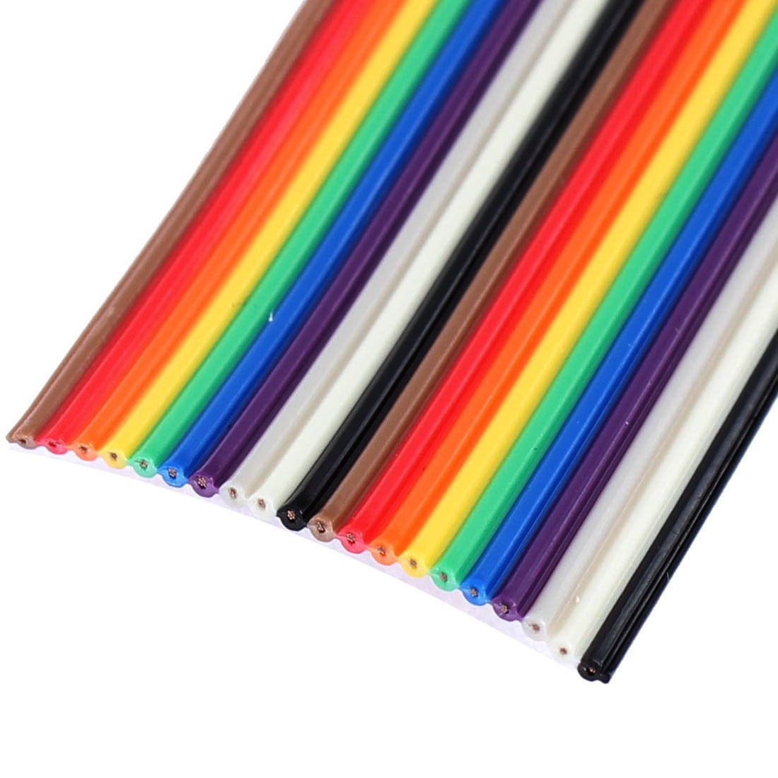 Flat Ribbon Wire Cable 20P Conductor 5M 16.4Ft 25mm Width | Walmart Canada