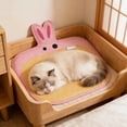 Upgrade 4 Season Breathable Pet Mat, Rattan Cool Sleeping Pad, All ...