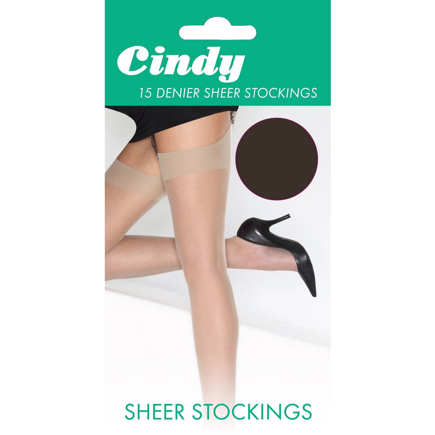 Click here for Cindy Womens 15 Denier Sheer Stockings (1 Pair) On... prices
