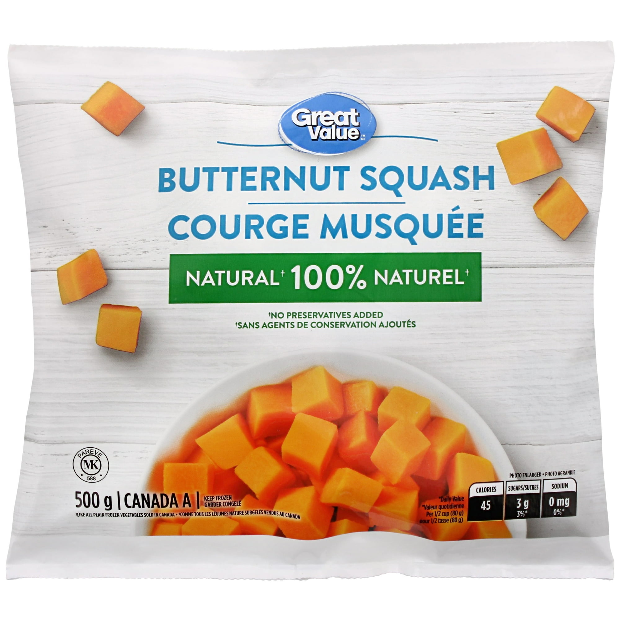 Click here for Great Value Butternut Squash prices