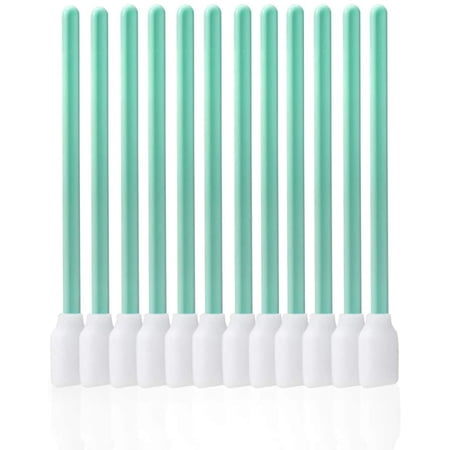 Akaigu Foam Tip Swabs 100pcs 5.1" Foam Swabs, Square Rectangle Swab for ...