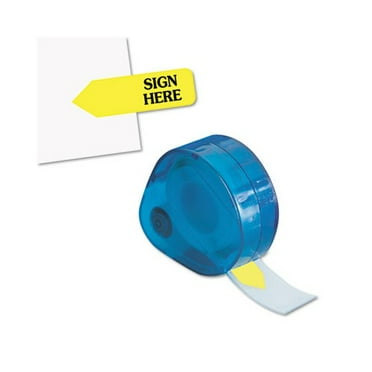 Redi-Tag Arrow Message Page Flag Refills Sign Here 6 Rolls of 120 ...